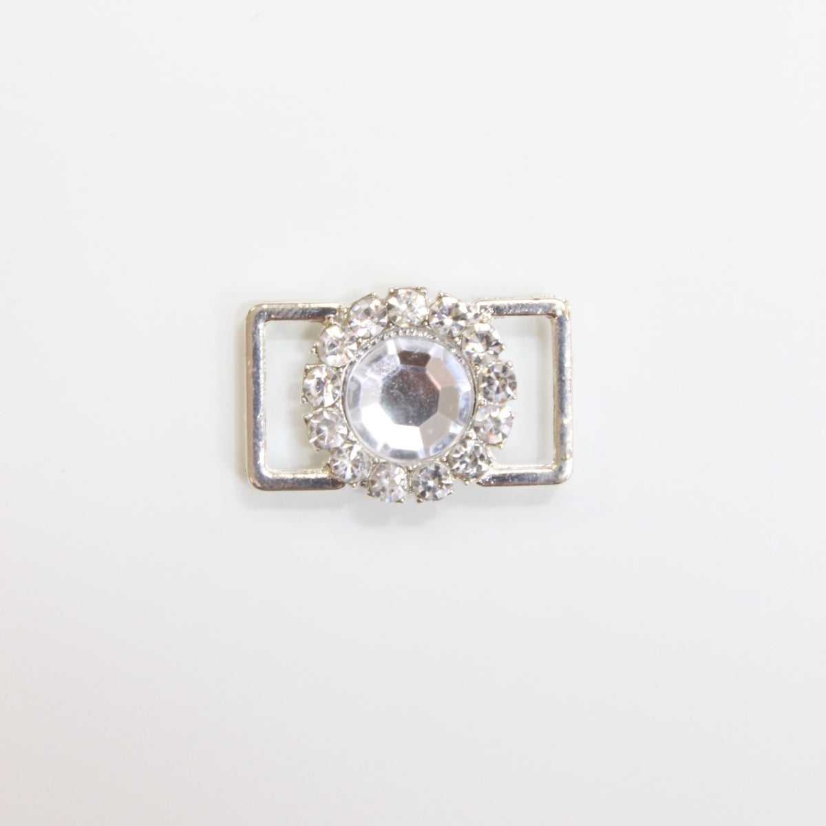 Round Crystal AB Rhinestone Connector